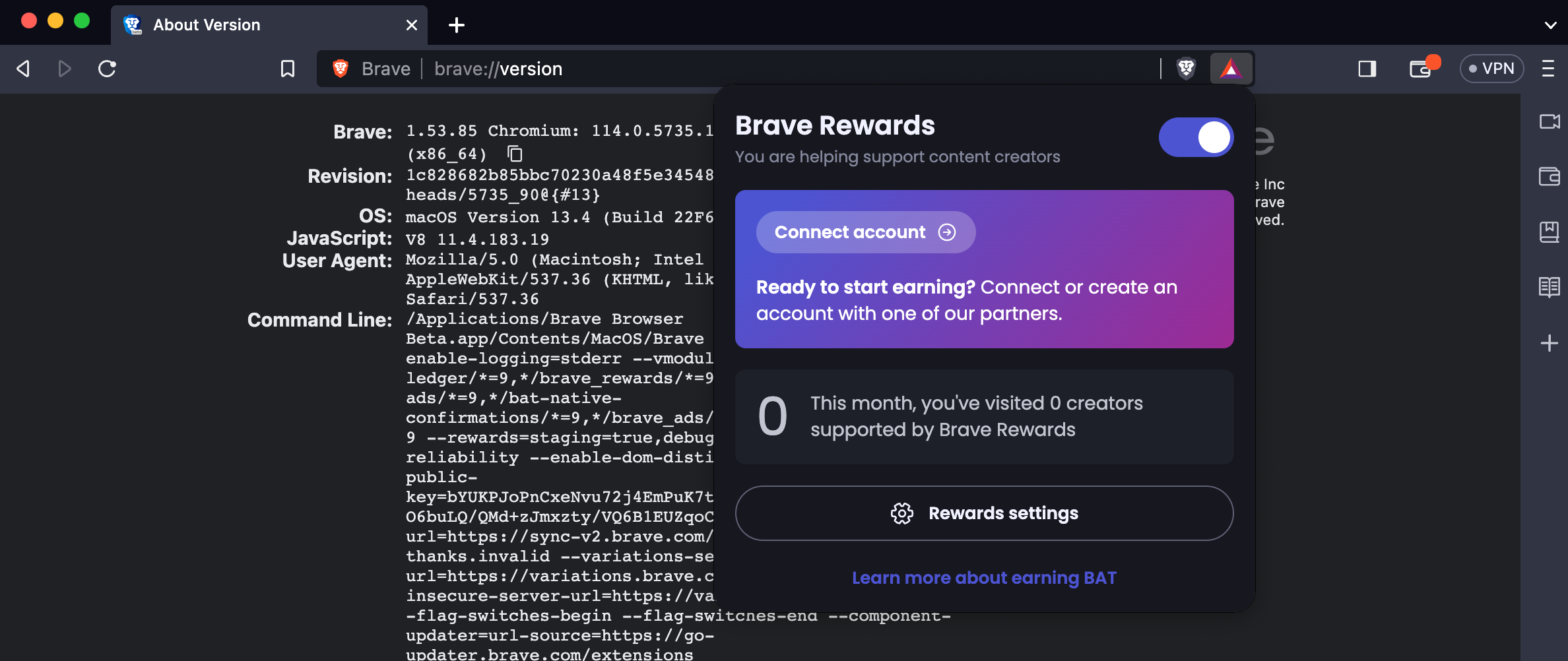 Implement rounded corners on the Brave Rewards dropdown panel · Issue #28622 · brave/brave ...
