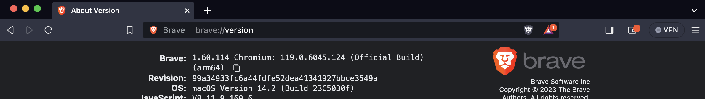 Upgrade from Chromium 119.0.6045.105 to Chromium 119.0.6045.124 ...