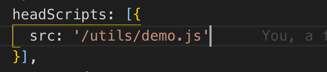 使用headScripts方法插入额外脚本编译报错 · Issue #5347 · umijs/umi · GitHub