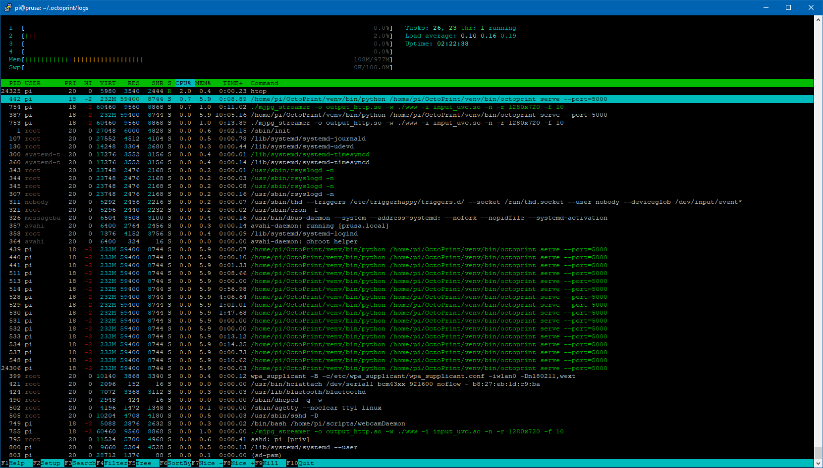 Octoprint just stop mid print · Issue #2677 · OctoPrint/OctoPrint · GitHub