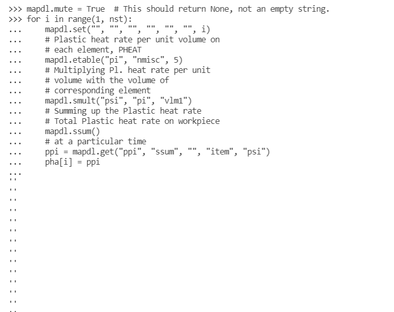 ``mapdl Mute True`` Still Prints An Empty String `` `` · Issue 747 · Ansys Pymapdl · Github