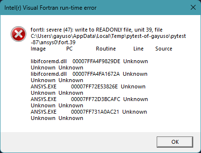 MAPDL nightly check is broken since #991 · Issue #1002 · ansys/pymapdl · GitHub