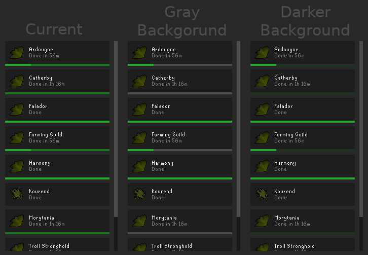 Progress Bars In Farming Timers Have Too Little Contrast · Issue 11971 · Runeliterunelite · Github 
