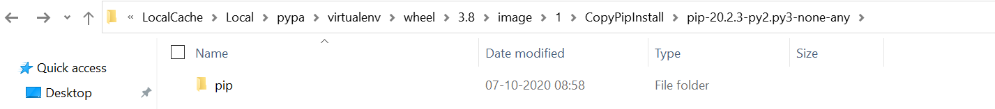 RuntimeError: no .dist-info has pip · Issue #1971 · pypa/virtualenv · GitHub