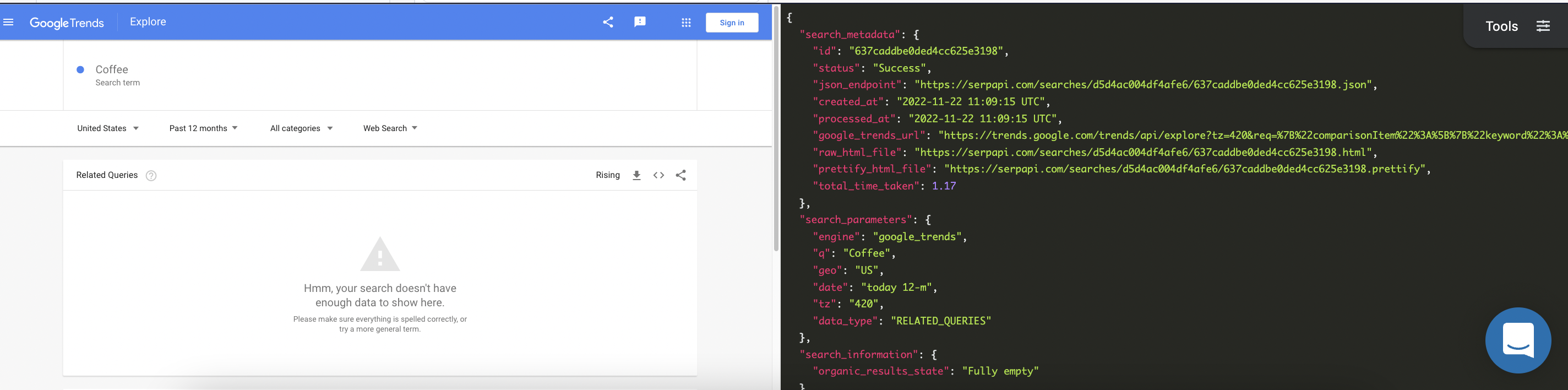 [Google Trends API] Interest by Region not Returning any Results · Issue #489 · serpapi/public ...