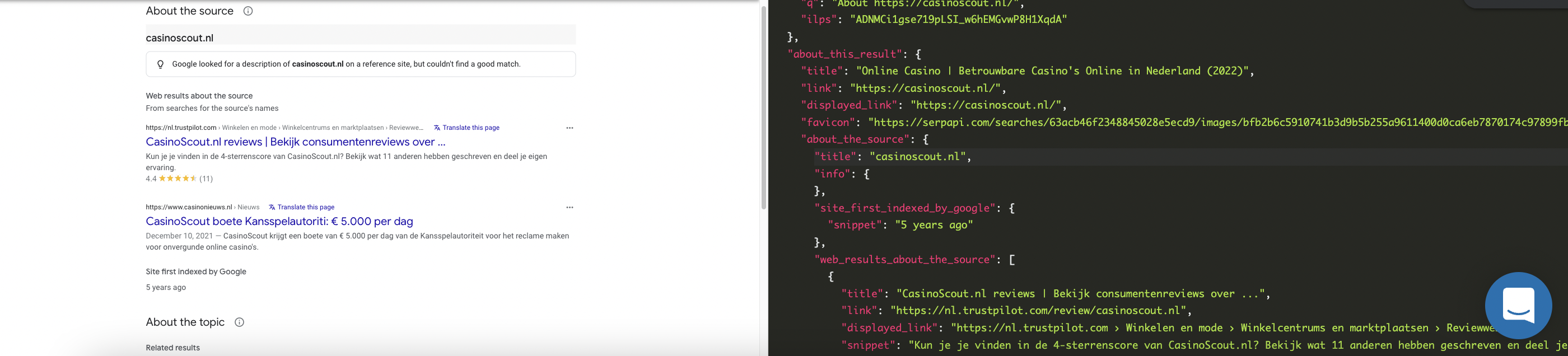 [Google About This Results API] Returned data is inconsistent with what Google provides · Issue ...