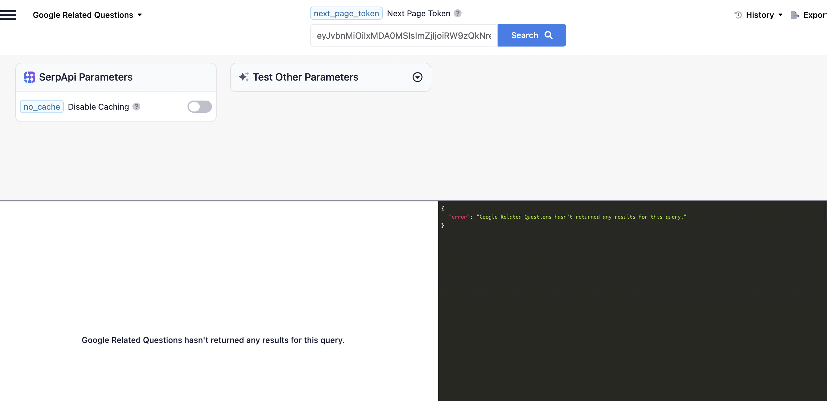[Google Related Questions API] No results returned for any query ...