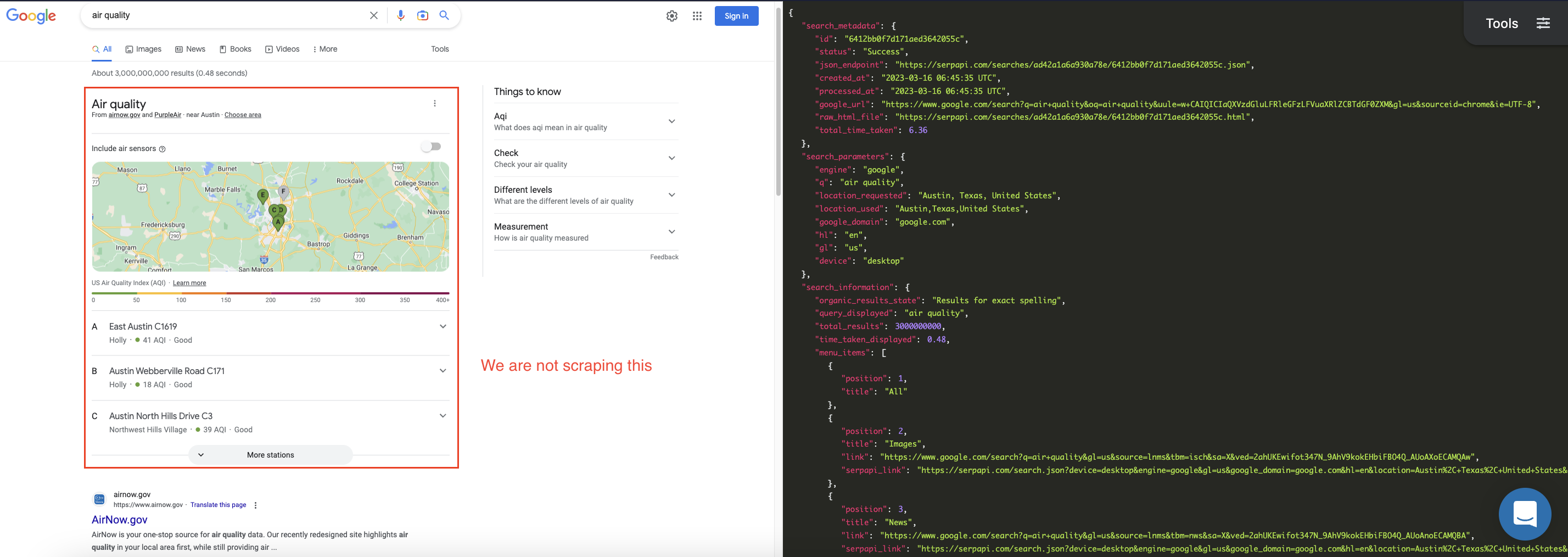 [Google Search API] Scrape Air quality results · Issue #713 · serpapi/public-roadmap · GitHub