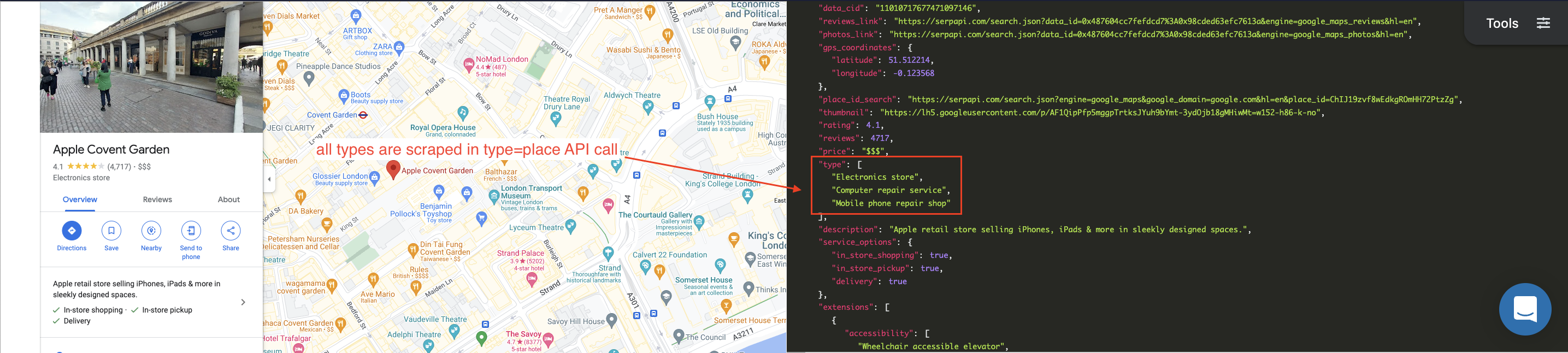 [Google Maps API] Scrape all `types` for each business in JSON response · Issue #895 · serpapi ...