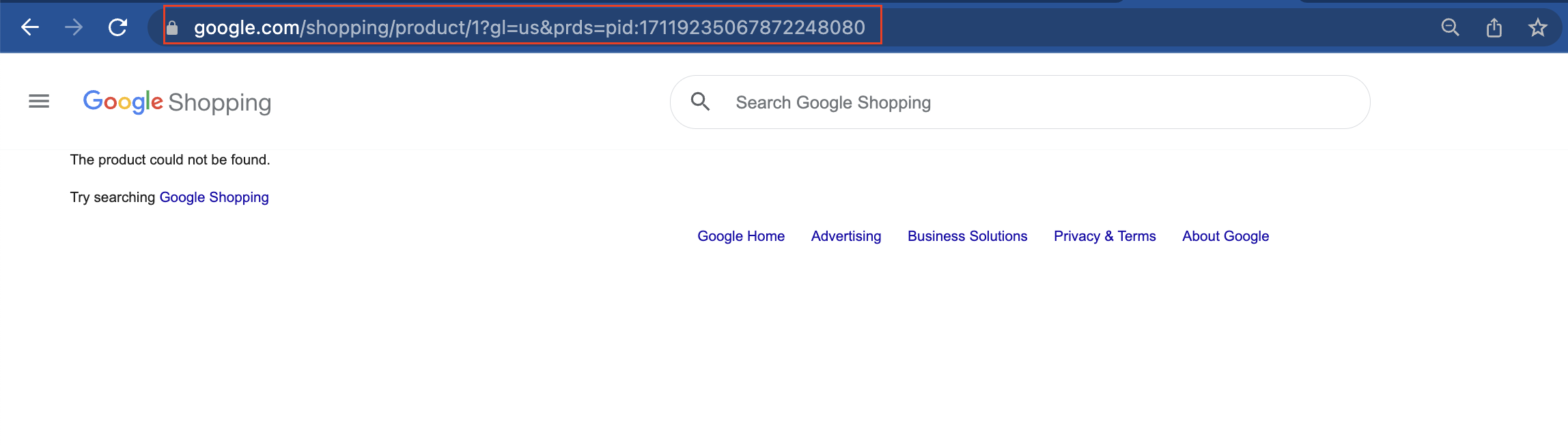 [Google Product API] Allow searches with the `prds=pid:product_id ...