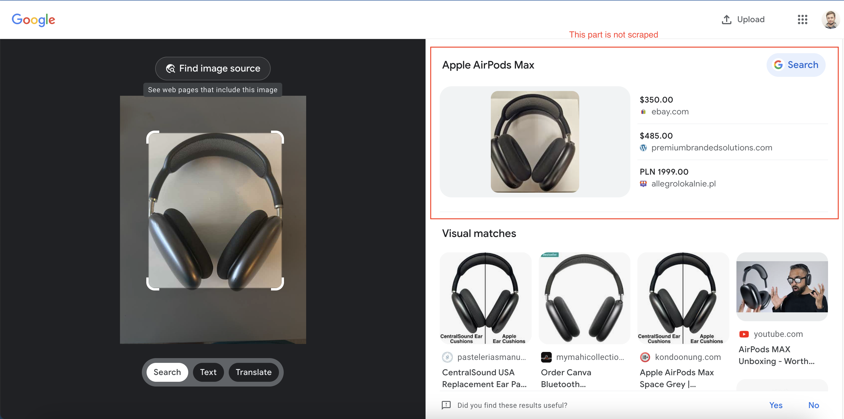 [Google Lens API] Scrape image's information · Issue #1006 · serpapi ...