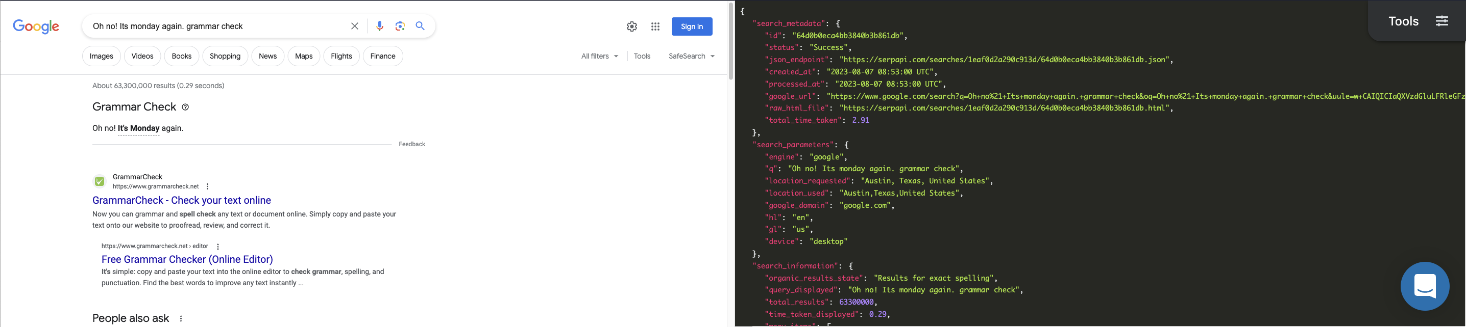 [Google Search API] Scrape Grammar Check `answer_box` · Issue #1025 · serpapi/public-roadmap ...