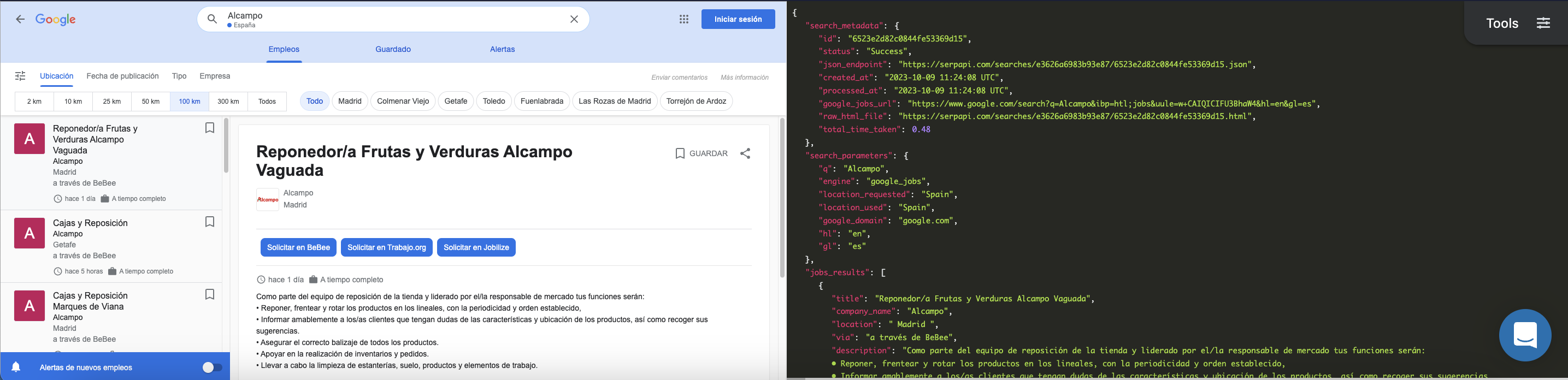 [Google Jobs API] `hl` parameter is inconsistent and doesn't work on some searches · Issue #1133 ...