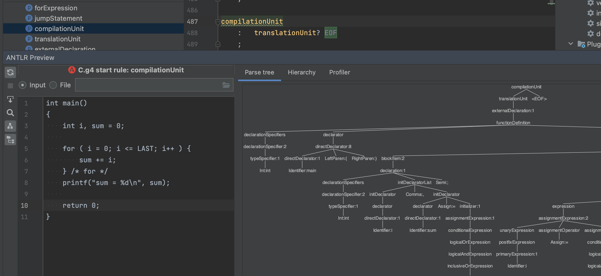 The Grammar For The C Language Is Incorrect · Issue 3179 · Antlrgrammars V4 · Github