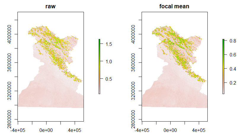 Potential bug in focal on large rasters · Issue #312 · rspatial/terra · GitHub
