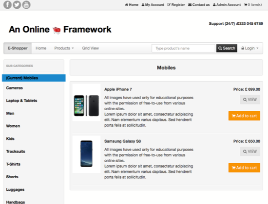 GitHub - Selo4J/e-commerce_Site: An Online Retail Management, Custommer ...
