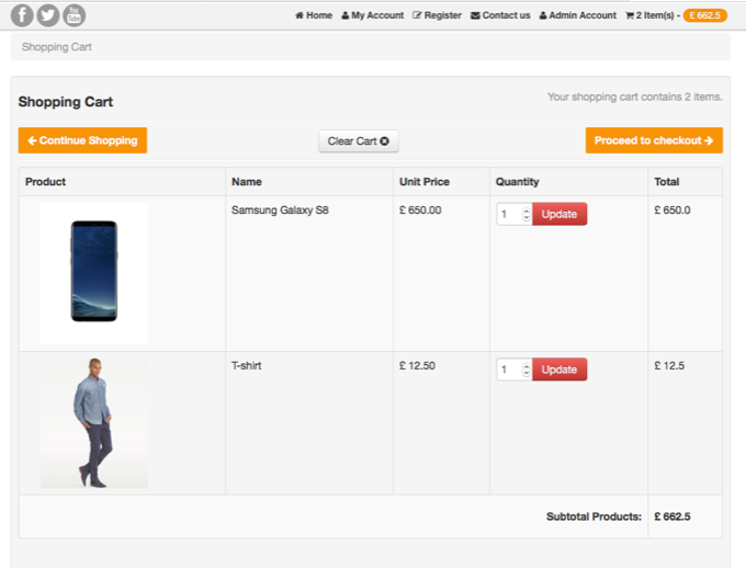 GitHub - Selo4J/e-commerce_Site: An Online Retail Management, Custommer ...