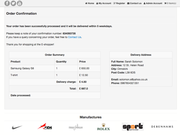 GitHub - Selo4J/e-commerce_Site: An Online Retail Management, Custommer ...