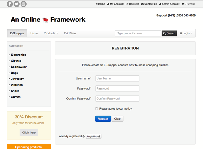 GitHub - Selo4J/e-commerce_Site: An Online Retail Management, Custommer ...