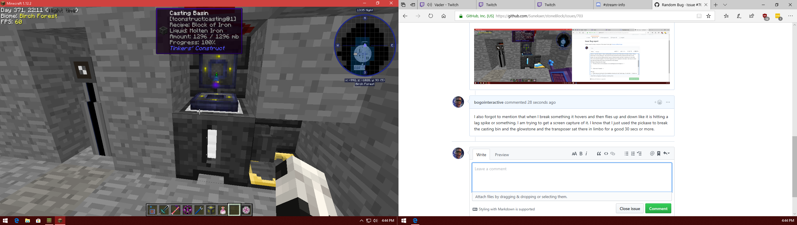 Random Bug · Issue #703 · Sunekaer/stoneBlock · GitHub