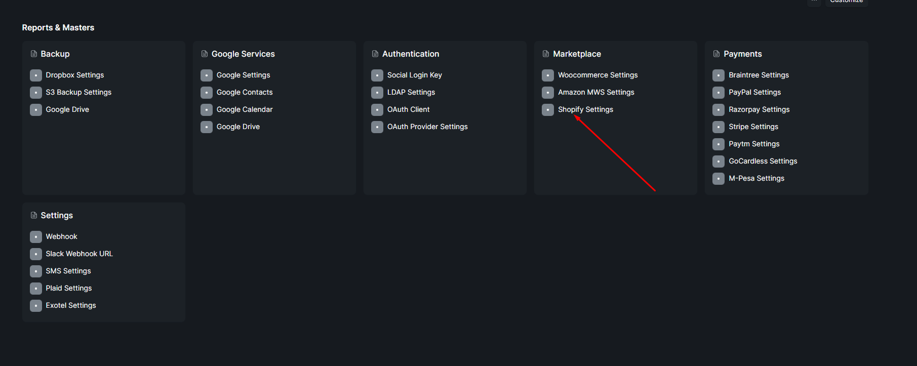 Can't access Shopify Integration Settings · Issue #35232 · frappe/erpnext · GitHub