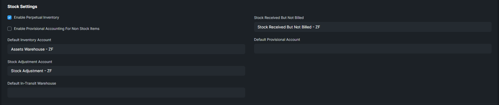 Purchase Invoice - Please set default Asset Received but not Billed in company · Issue #37831 ...
