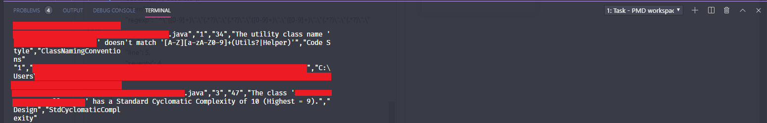 Wrapped task output if Terminal not opened · Issue #81328 · microsoft/vscode · GitHub