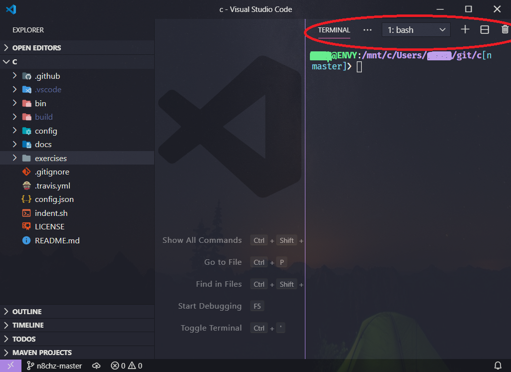 Terminal controls lost when on right or left and window size is changed ...