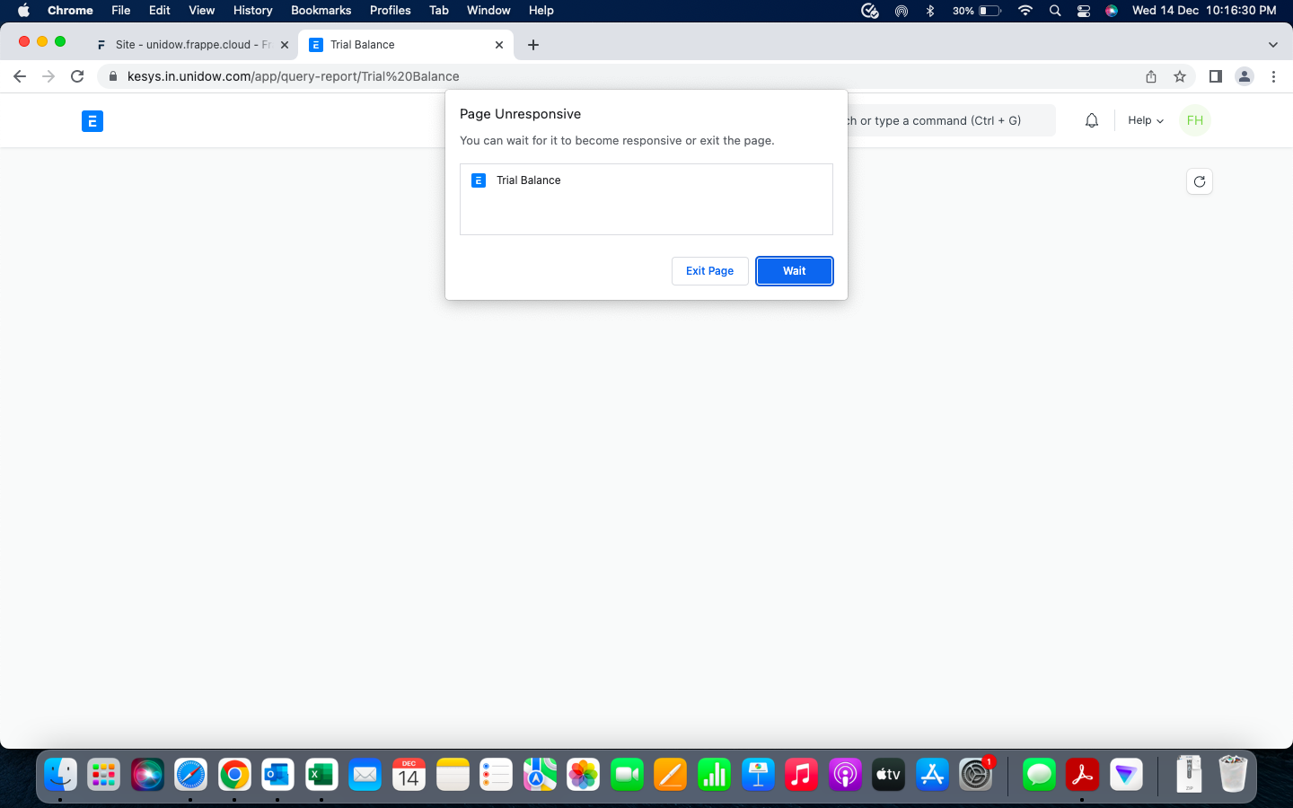 Trial Balance and other reports are not working · Issue #33345 · frappe/erpnext · GitHub
