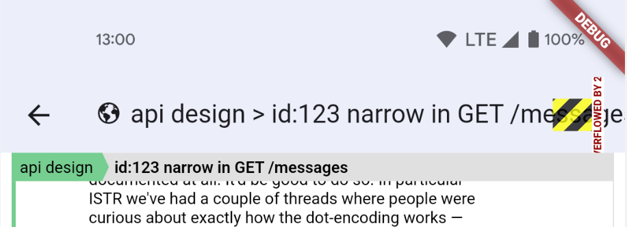 Ellipsize Narrow Description In App Bar For Message List · Issue 221 · Zulip Zulip Flutter · Github