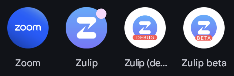 Nicer "beta" app icon · Issue #415 · zulip/zulip-flutter · GitHub
