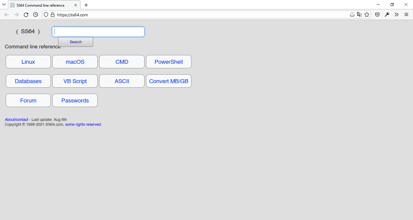 ss64.com - design is broken · Issue #82514 · webcompat/web-bugs · GitHub