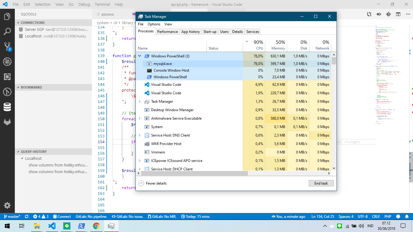 Mysql Timeout When Connecting Using Account That Have Access To Massive Table And Db · Issue