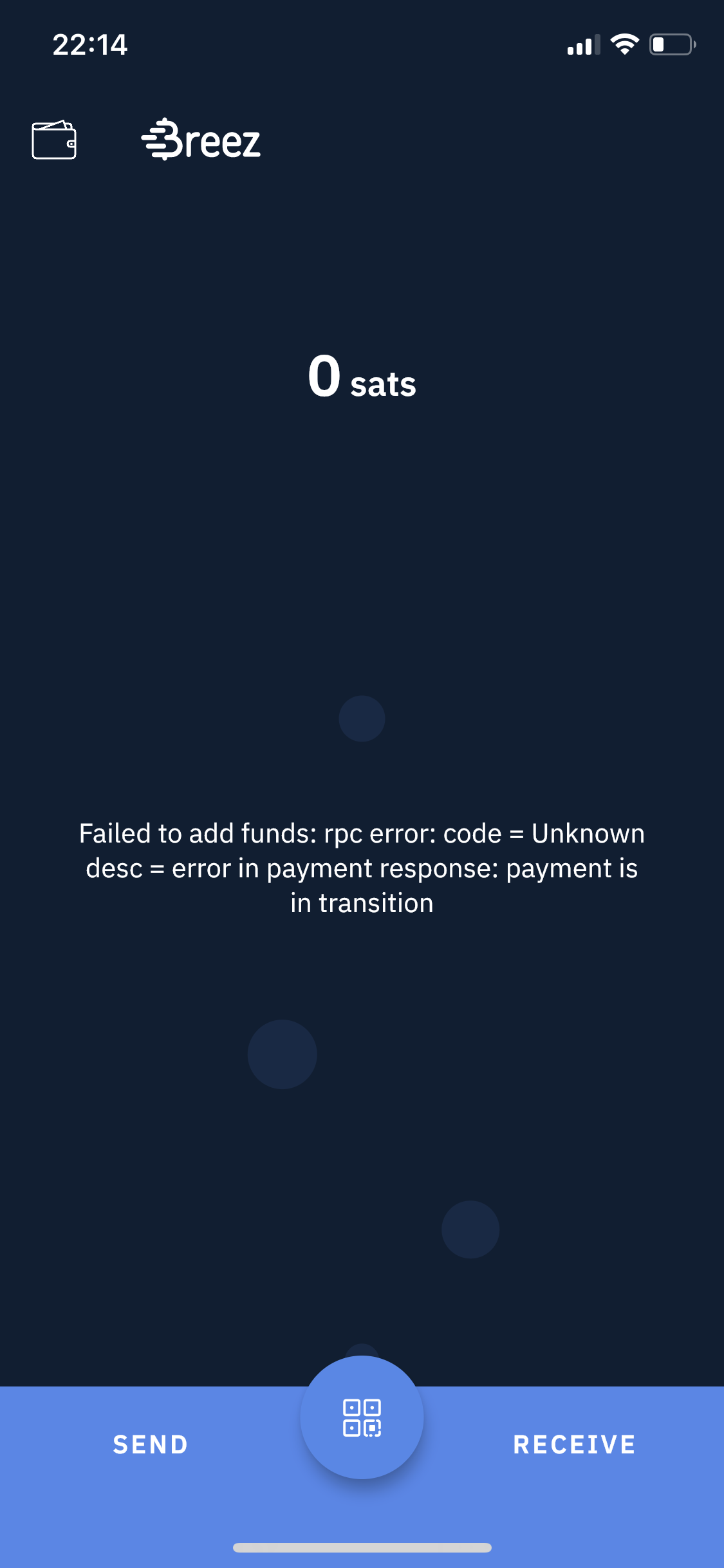Sent funds to the wallet but they don’t arrive · Issue #615 · breez/breezmobile · GitHub