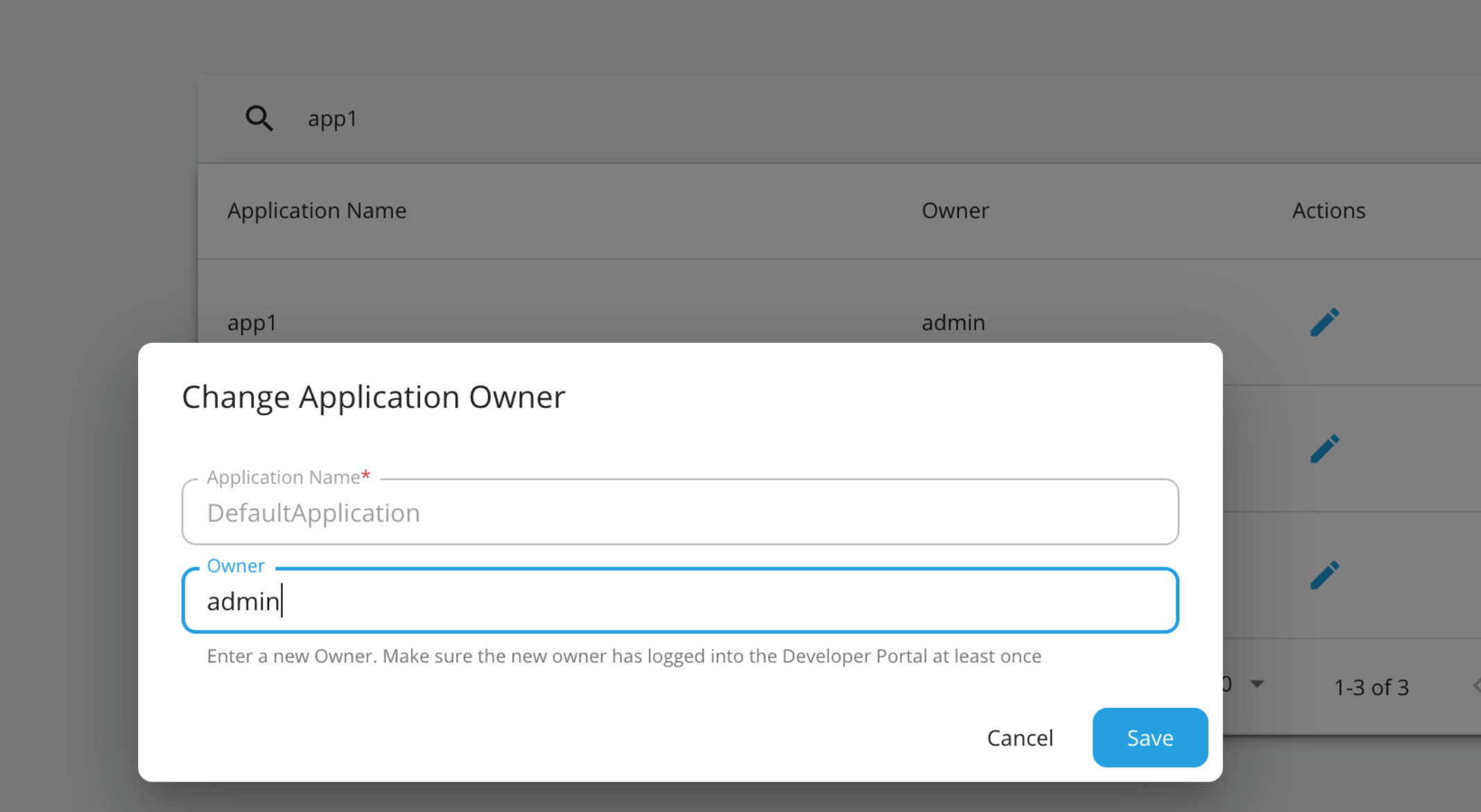 [APIM-3.2.0] - Change Application Owner feature does not work properly. · Issue #9612 · wso2 ...