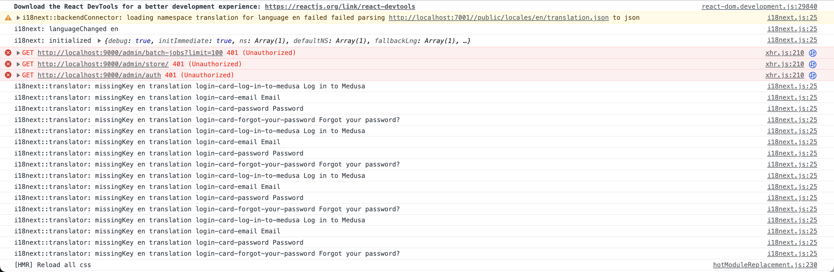 Medusa Admin fails to fetch language files · Issue #5151 · medusajs/medusa · GitHub