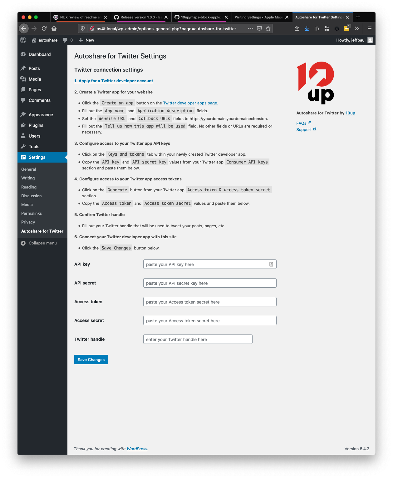 Dedicated settings/setup wizard page. · Issue #31 · 10up/maps-block-apple · GitHub