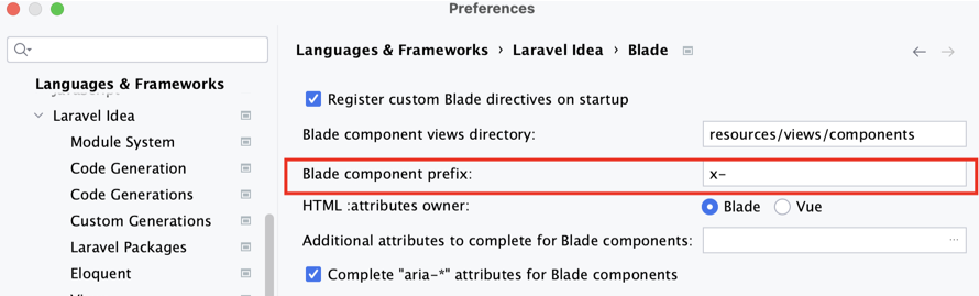 [Feature Request]: Allow colon as first separator · Issue #593 · laravel-idea/plugin · GitHub