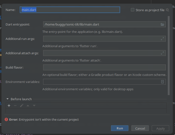 Unable to build: Entrypoint isn't within the current project · Issue #1 · Tiltification/sonic ...