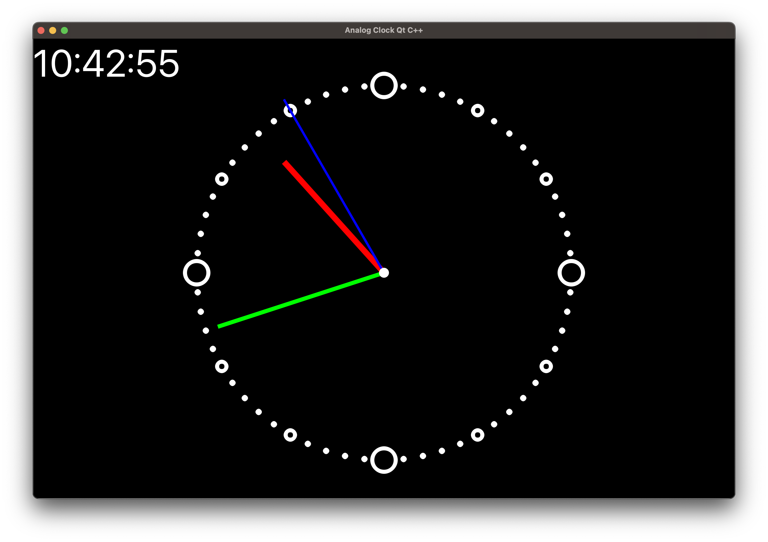 GitHub Przemekkkth AnalogClock Qt Cpp A Qt App Which Shows An Analog