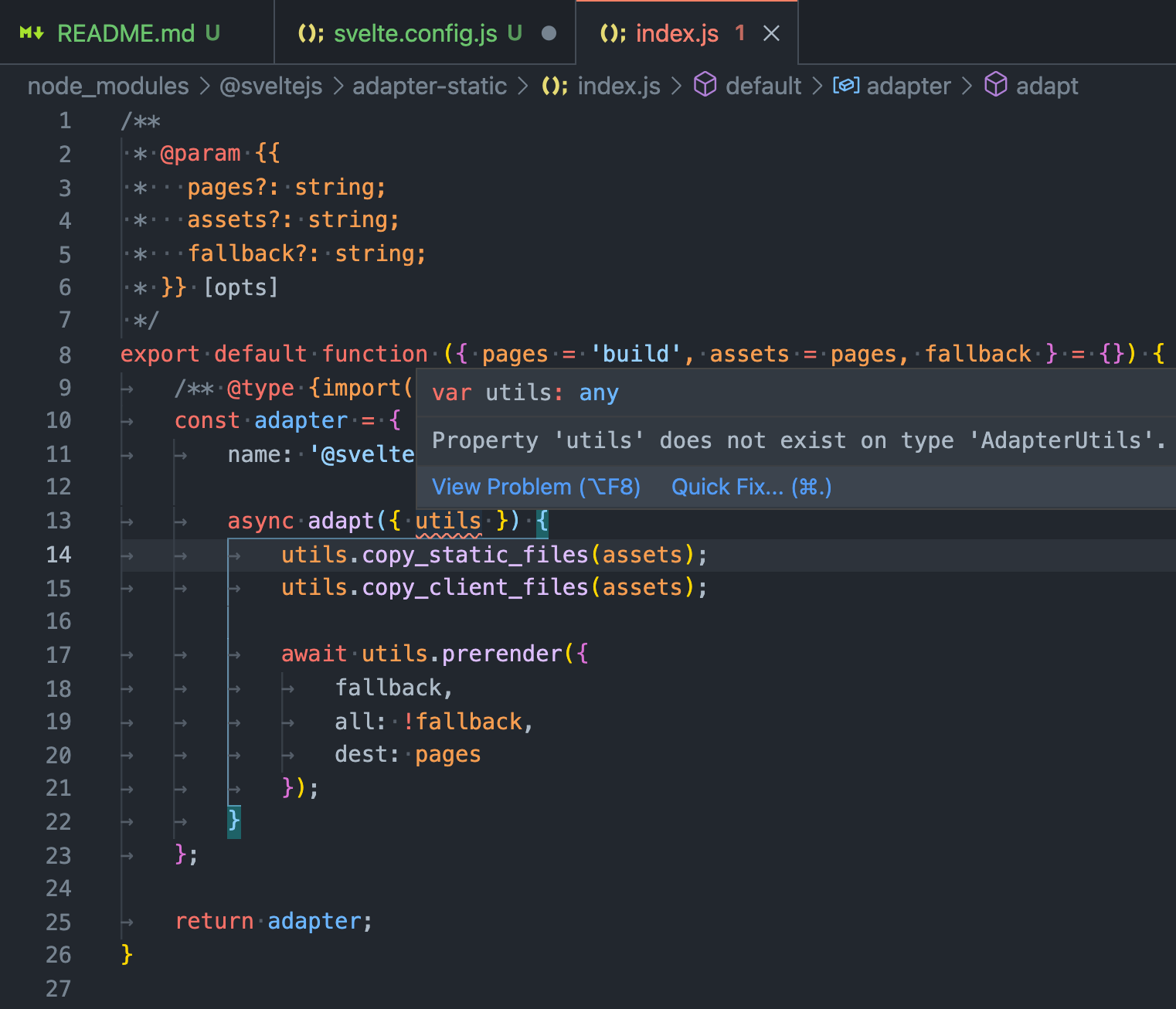 Static-adapter build error: cannot read property 'copy_static_files' of undefined · Issue #1602 ...
