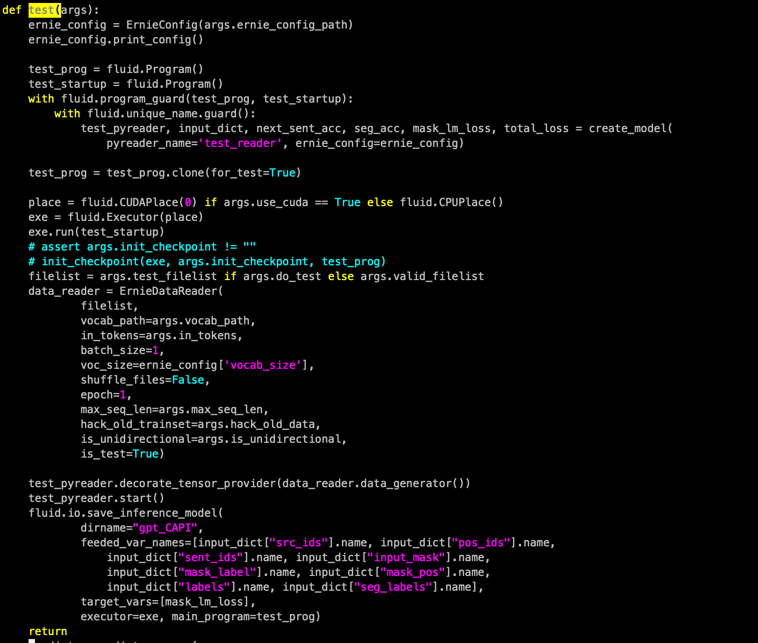 调用saveinferencemodel后，保存的目录下只有model这个文件，没有其他模型参数 · Issue 18250 · Paddlepaddle 8809