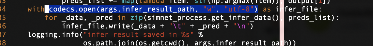 similarity_net infer报错 · Issue #3107 · PaddlePaddle/models · GitHub