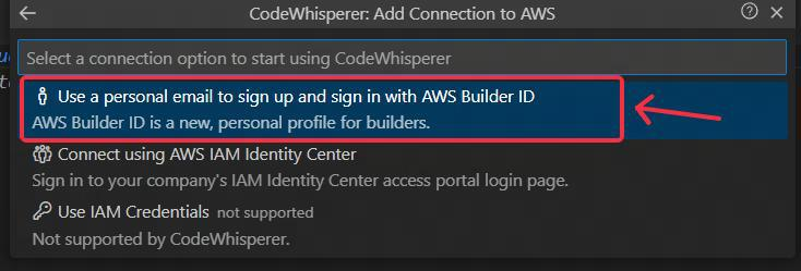 Failed To Connect To Aws Builder Id · Issue 3351 · Awsaws Toolkit 