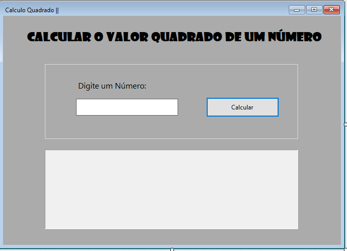 GitHub - silvioflorentino/CalculoQuadrado