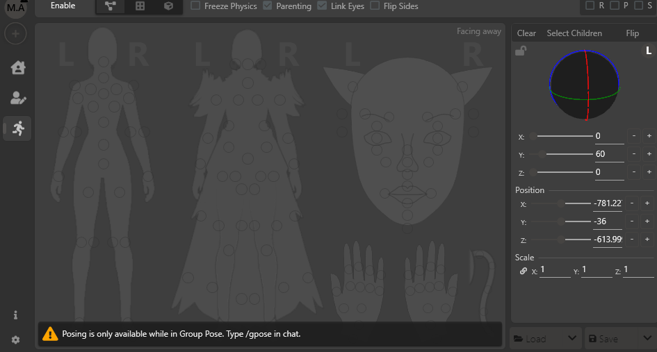 Add option to revert to colour mode (or change the posing tab colour palette) · Issue #463 ...