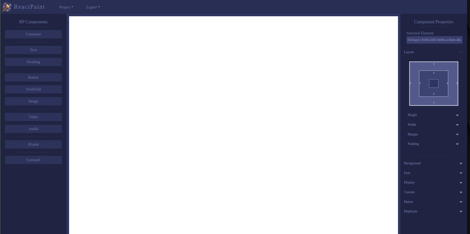 GitHub - omarqazidev/ReactPaint: ReactPaint: A React Page Builder
