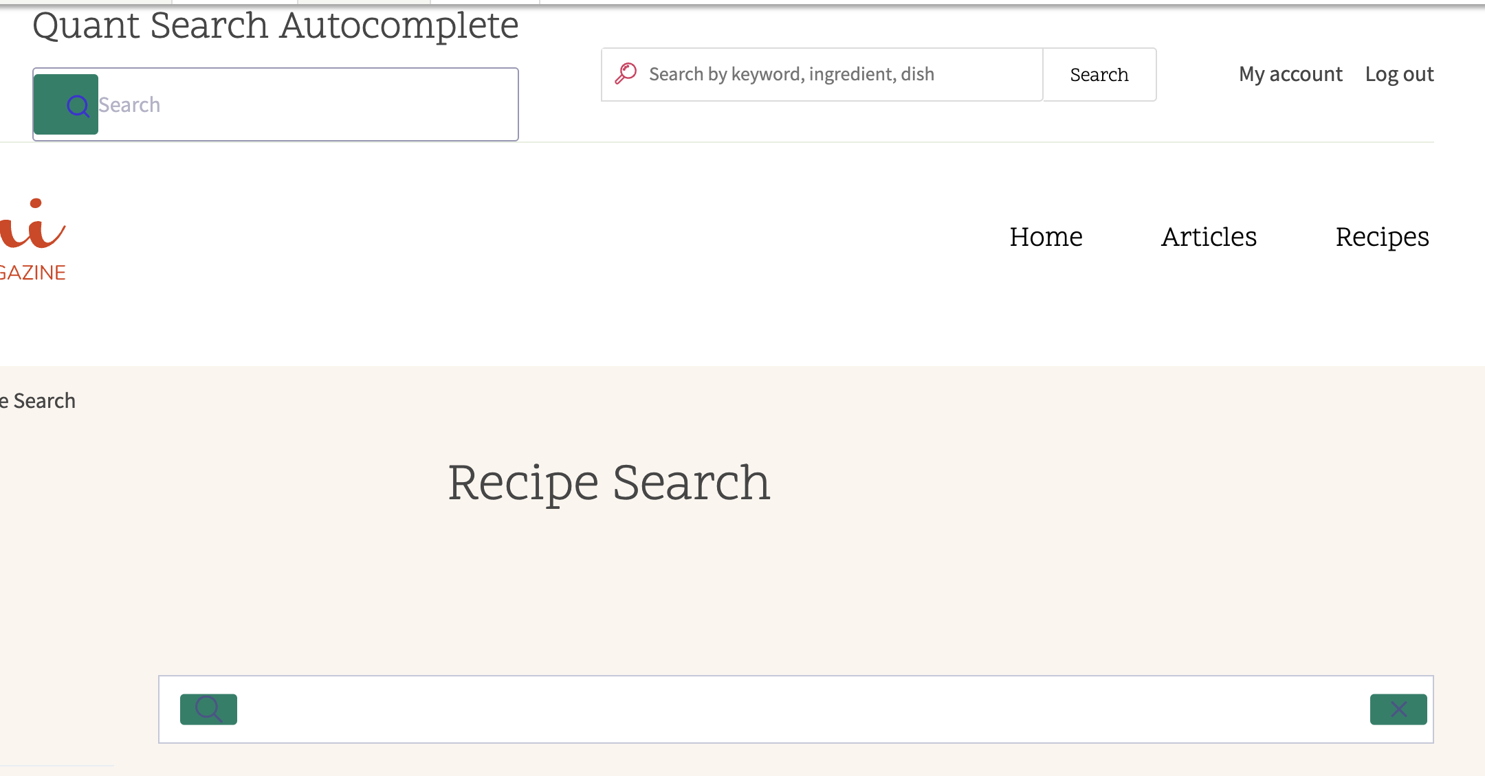 Green background for search buttons with Umami demo profile · Issue #89 · quantcdn/drupal · GitHub