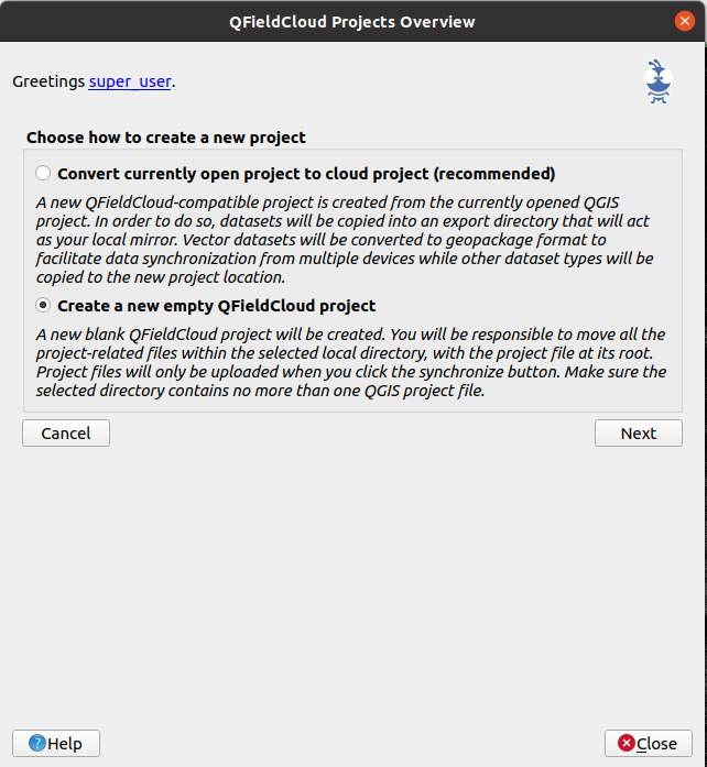 First steps to QFieldCloud · opengisch QField · Discussion #2508 · GitHub