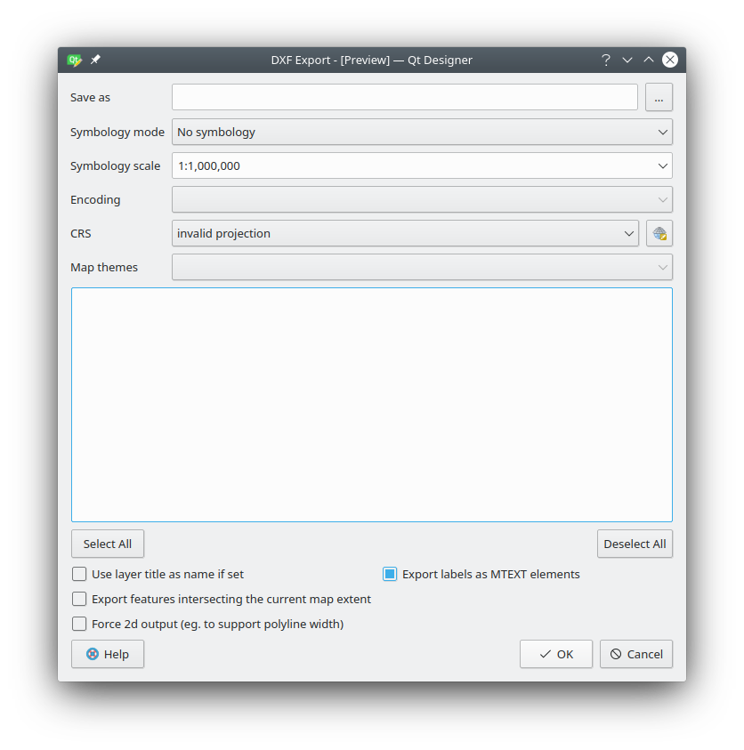 Unifiy the appearance of "Select All" and "Deselect All" button across ...